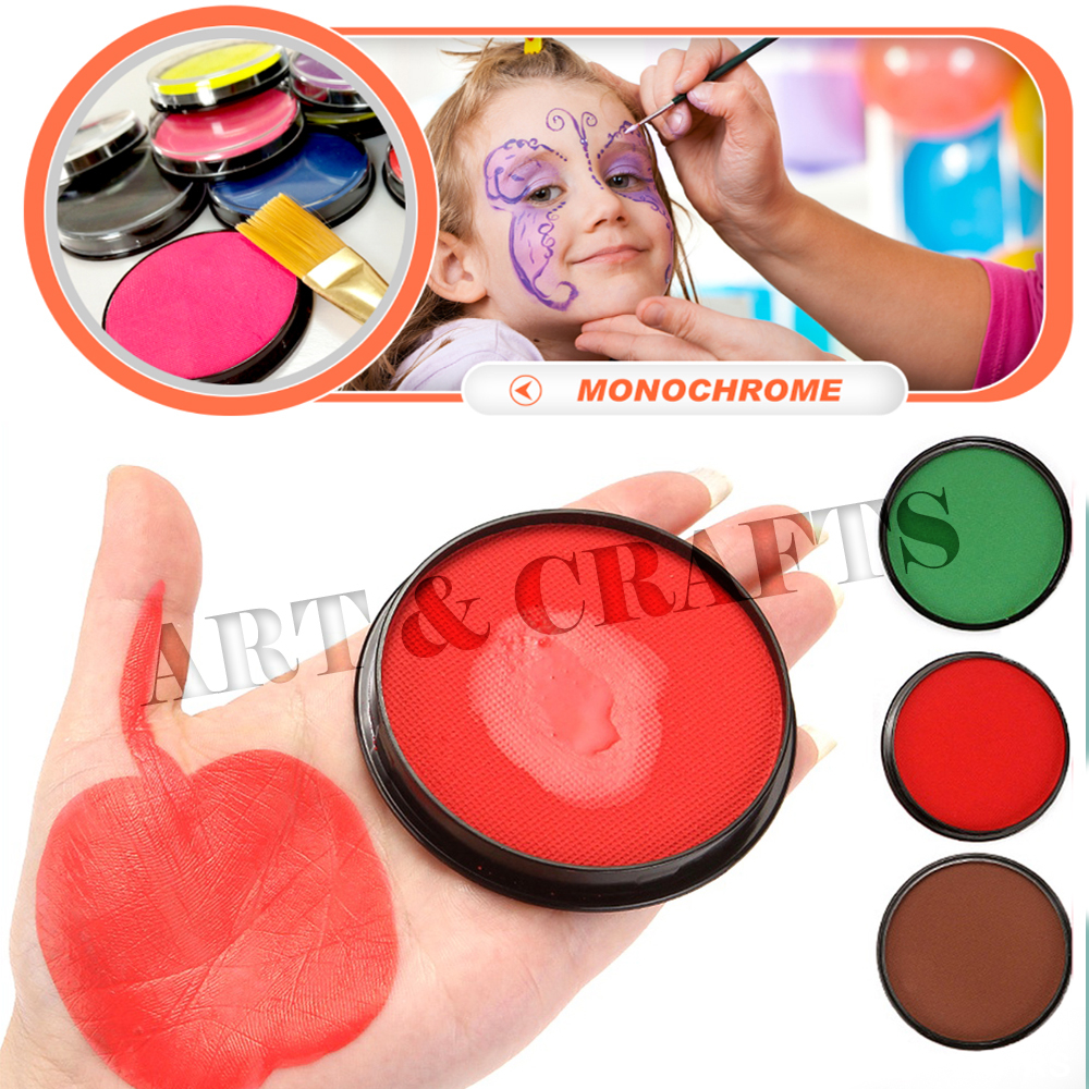 Charming Face Paint Set Professional UV Colors Water Based Makeup ...