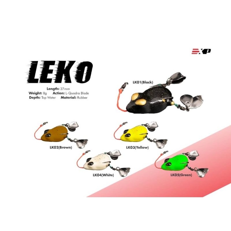 EXP LEKO FROG 37MM / 8GM | Shopee Malaysia