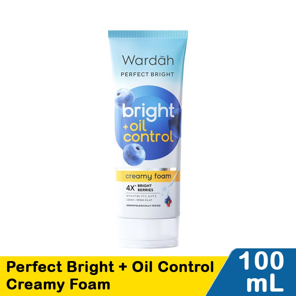 Wardah Perfect Bright Creamy Foam Brightening + Oil Control ( KUNING ...