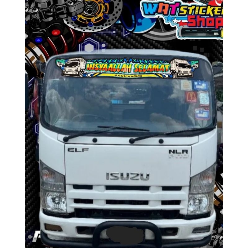 Sticker Cermin Depan Lori (Thai Style) | Shopee Malaysia