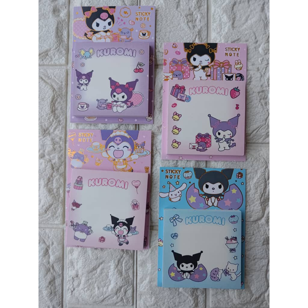 Kuromi Fancy Design Stick Note Pad | Shopee Malaysia