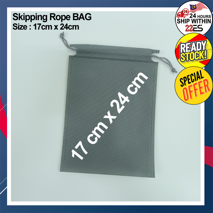 22 Estore 】SKIPPING ROPE BAG ( 17cm x 24cm +-2cm ) | Shopee Malaysia