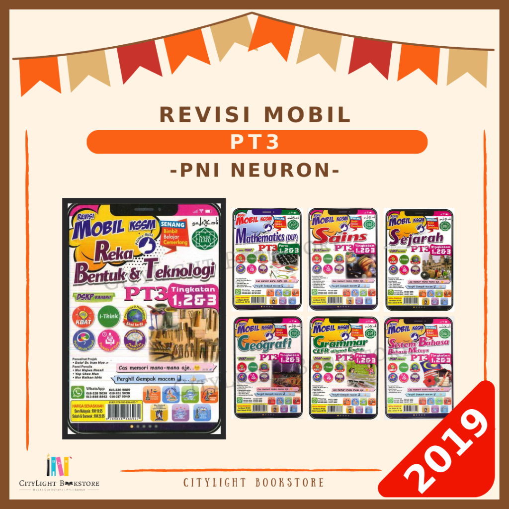 [CITYLIGHT] Buku Rujukan: Revisi Mobil PT3 - PNI Neuron (2019) | Shopee ...