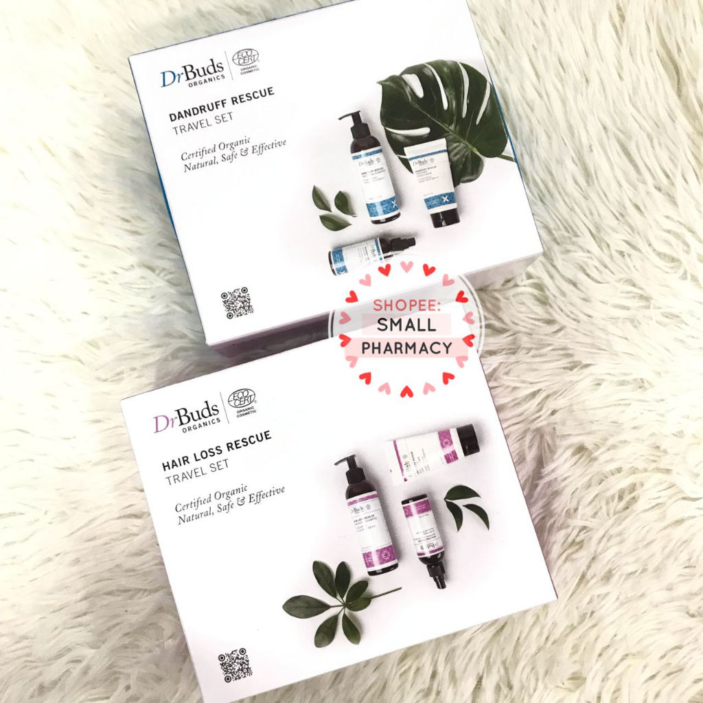 Dr Buds Organics Travel Set Dandruff Rescue Hair Loss Rescue Shopee Malaysia