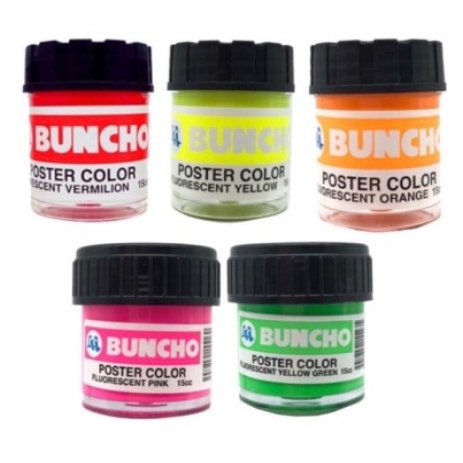 BUNCHO POSTER COLOUR FLUORESCENT COLOR SINGLE COLOUR 15CC (LOOSE POSTER ...
