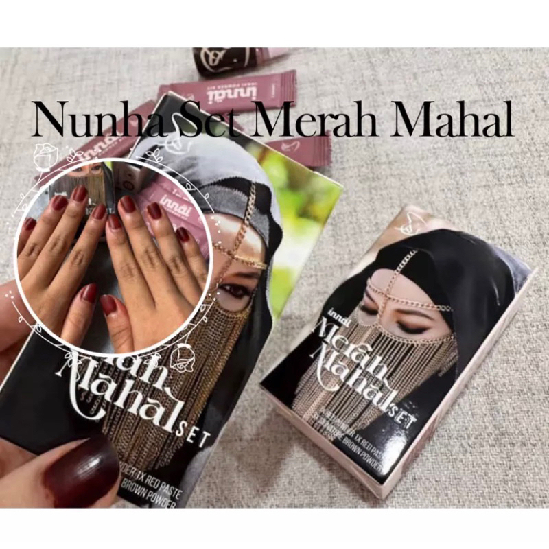 NEW Innai Nunha Neelofa - Inai Merah/ Merah Mahal - Innai Dark Brown ...