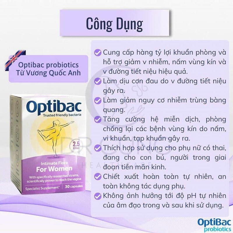 Optibac Probiotics 30v Latest Model Australian Standard Product ...