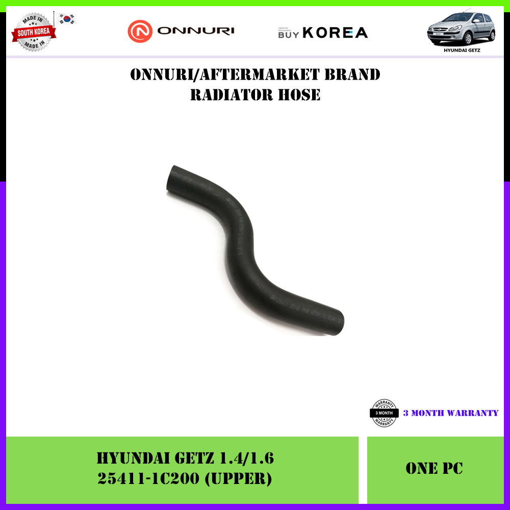 Hyundai Getz 1.4/1.6 Onnuri Radiator Hose (Upper 25411-1C200 / Lower ...