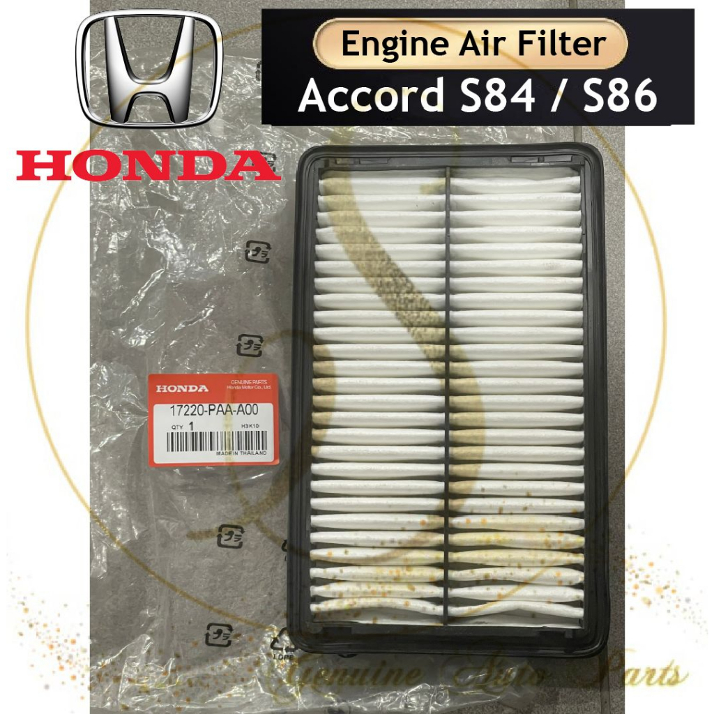 (100% ORIGINAL) HONDA ENGINE AIR FILTER HONDA ACCORD S84 S86 1999-2002 ...