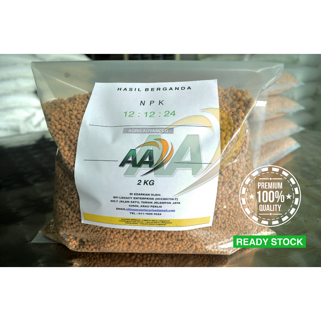BAJA NPK 12:12:24 2KG | Shopee Malaysia