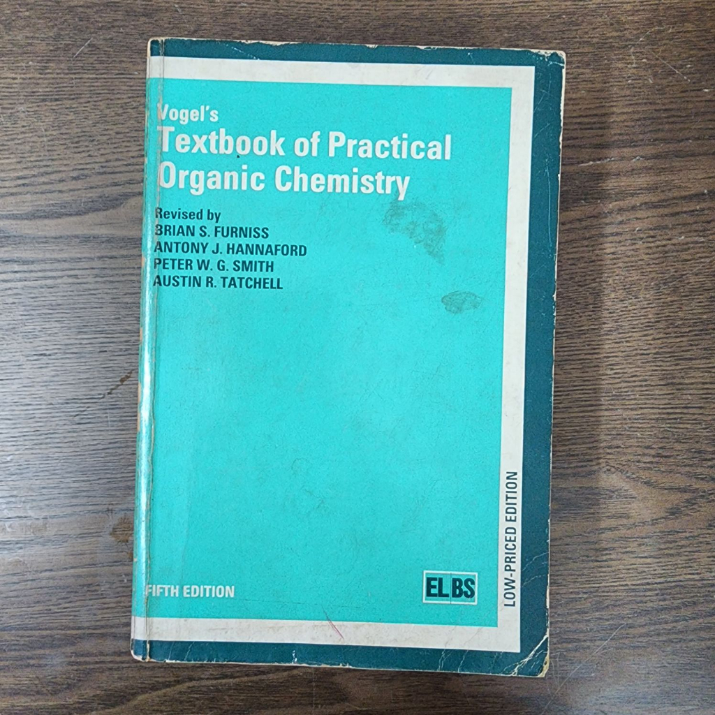 Vogel's textbook of practical organic chemistry (5th ed.) | Shopee Malaysia