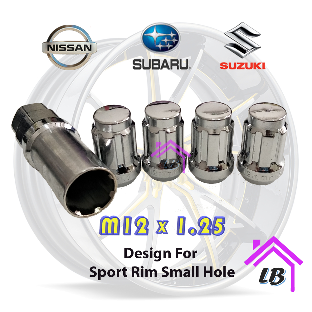 Wheel Lock Anti Theft Lock Nut Wheel Nut Sport Rim Skru Tayar Kereta ...