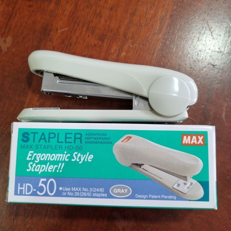 Max HD-50 Stapler (Beige,Grey) Ready Stock l [Deeco Mart] | Shopee Malaysia