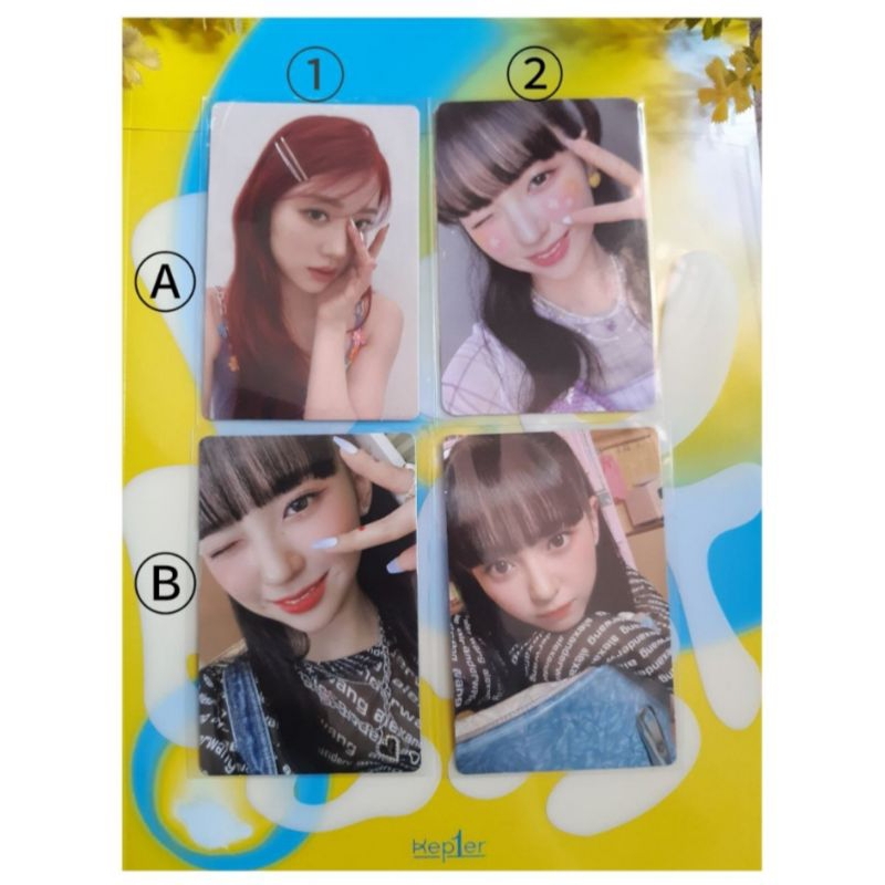 Kep1er Xiaoting Mashiro DOUBLAST Album Blue Blast Lemon Blast version Photocard Synnara POB Pre ...