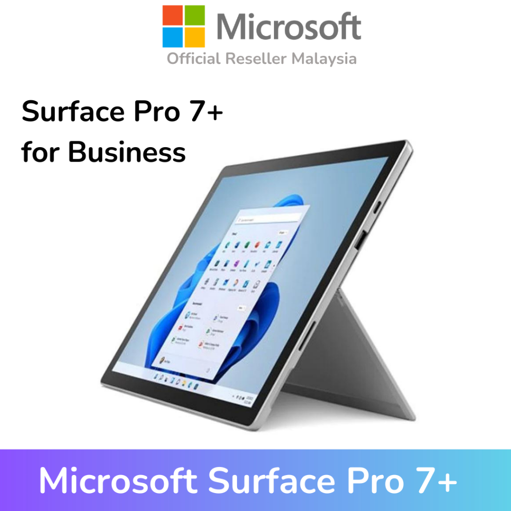 Microsoft Surface Pro 7+ 12.3" Multi-Touch Surface 2 in 1 Laptop | Shopee Malaysia