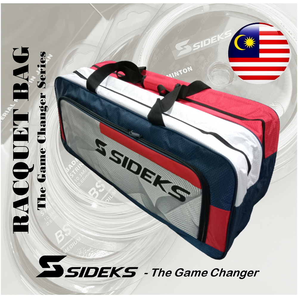 Sideks Badminton Rectangular Racket Bag (W75cm X D27cm X H29cm ...