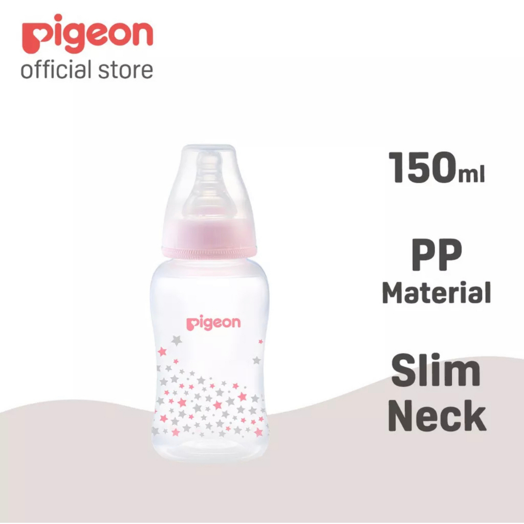 PIGEON Slim Neck PP Baby Bottle Pigeon Baby Bottle Botol Susu Pigeon PP ...