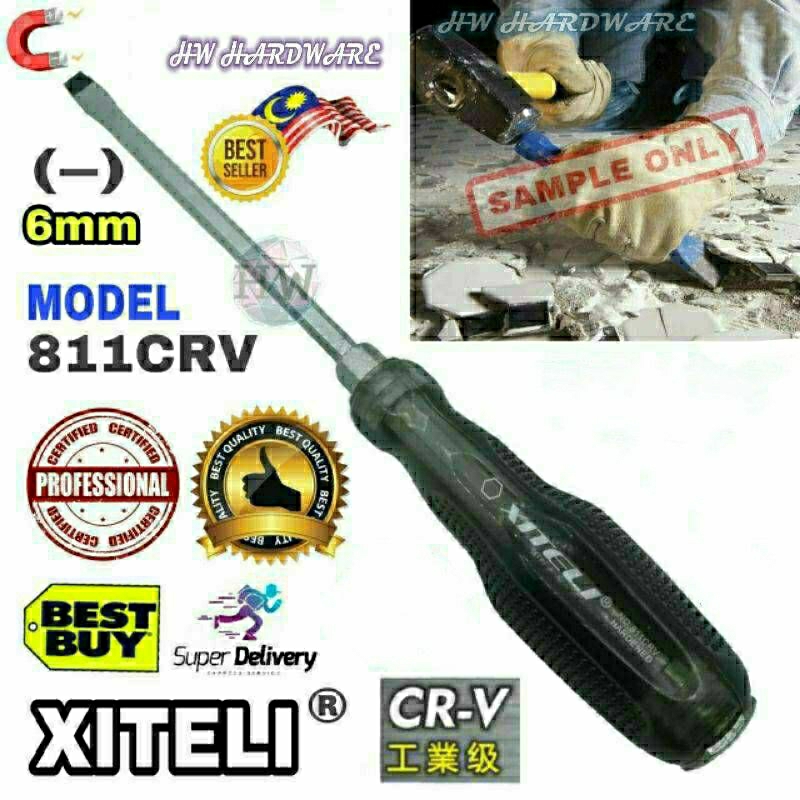 HEAVY DUTY MAGNETIC IMPACT SCREW DRIVER Pemutar Skru Screwdriver Hammer ...