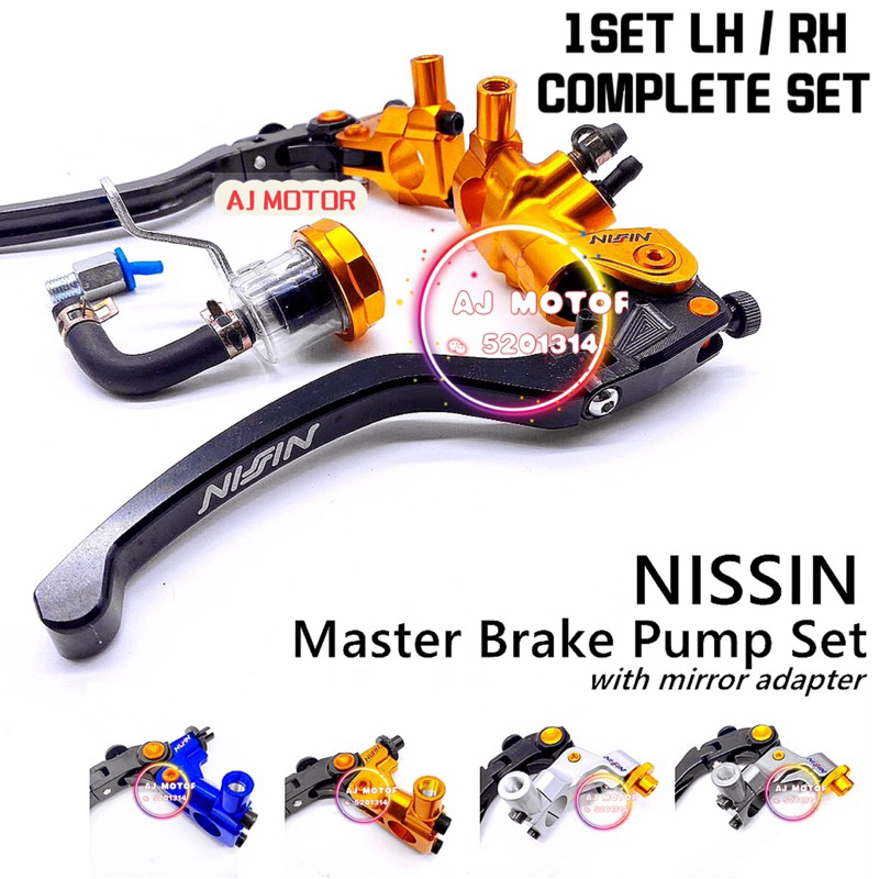 UNIVERSAL NISSIN MASTER PUMP NINJA250 Z250 R25 MT25 R15 MT15 CBR250RR ...