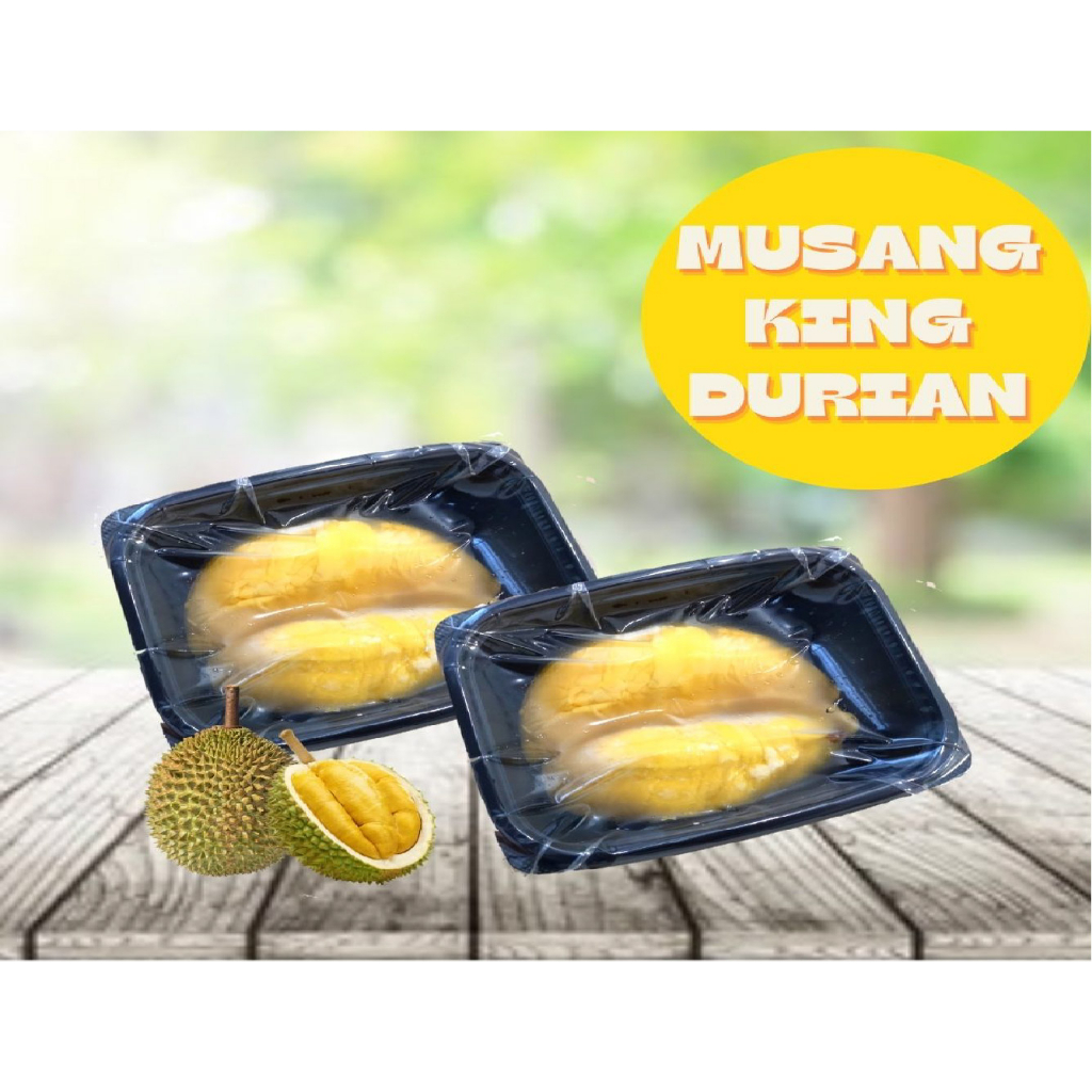 [ 2 or 3 PACKS] FROZEN MUSANG KING DURIAN PULPS 400G | Shopee Malaysia