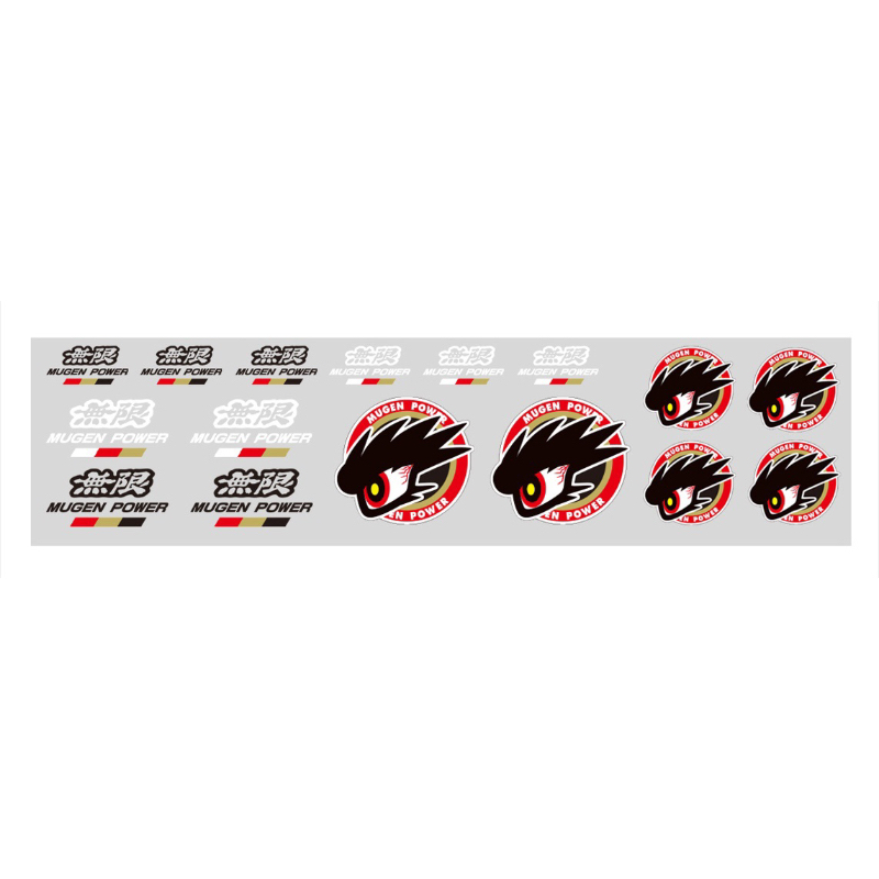 Genuine Mugen Sticker Set Original Made in Japan | Shopee Malaysia