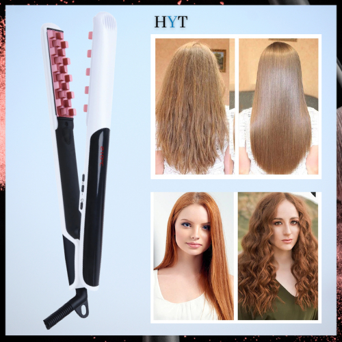 Iron Hair Fluffy 3D Grid Curler Splint Floating Splint Crimping Ceramic ...