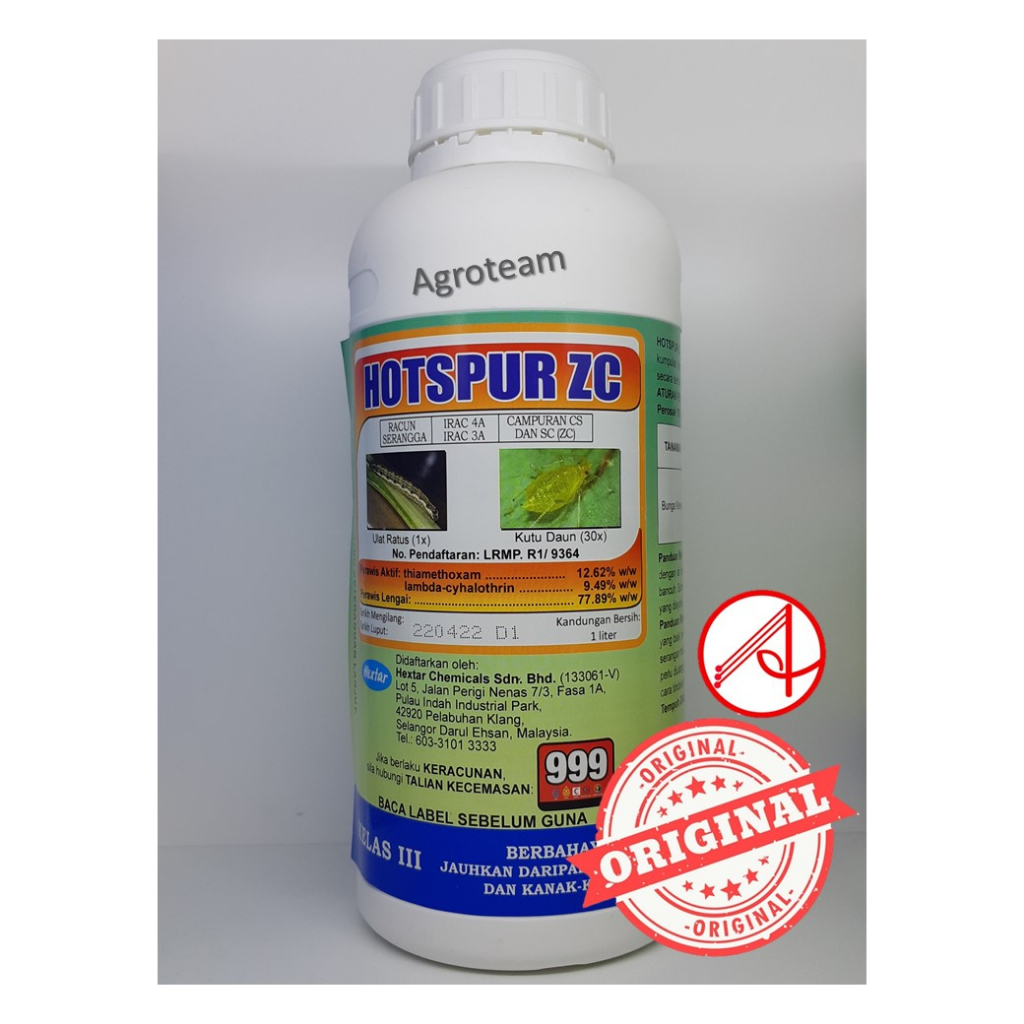 HOTSPUR ZC (RACUN SERANGGA ULAT/PSYLLID/LALAT PUTIH/THRIPS/KUTU DAUN ...