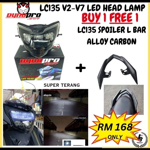 YAMAHA LC135 V2-V7 Super Terang Dyno Project Led Head Lamp WITH SOCKET ...