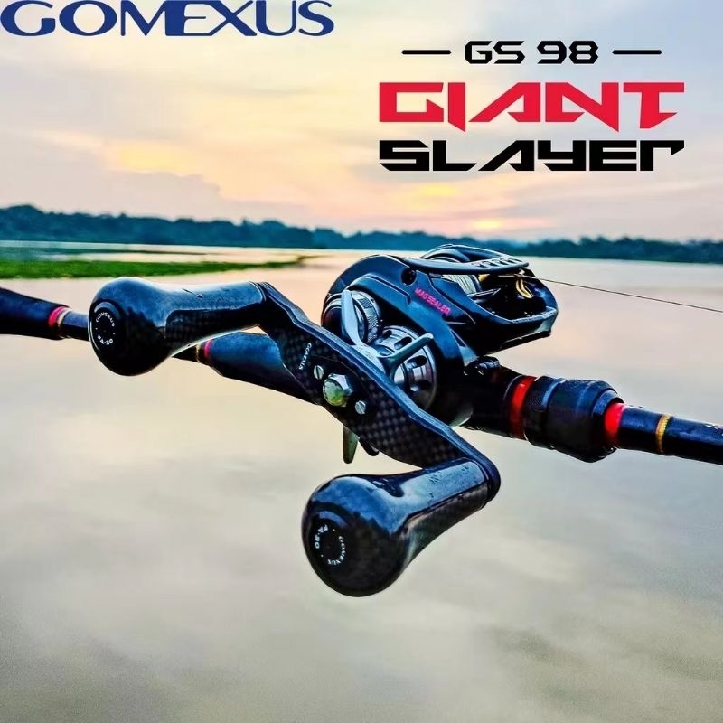 【Gomexus】GS-98 TORAY Carbon (V2)Reel Handle For Daiwa & Shimano ...