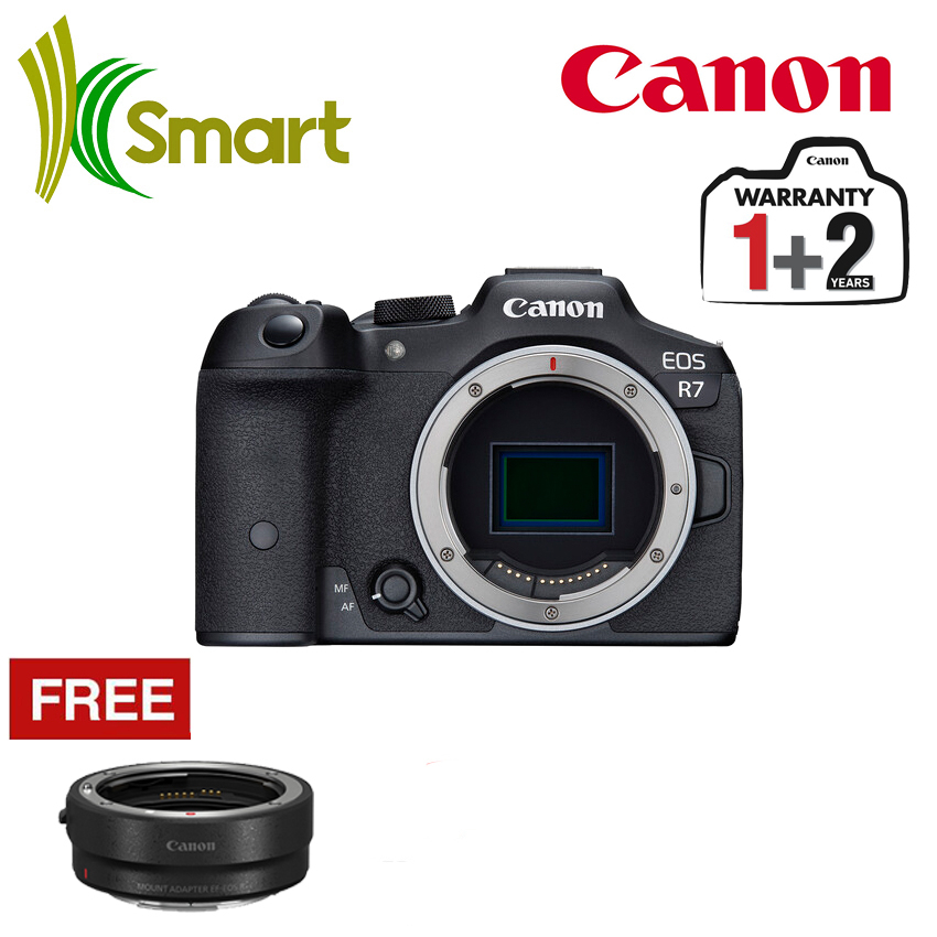 (Ready Stock) Canon EOS R7 Mirrorless Camera (Body) / 18-150mm Kit ...