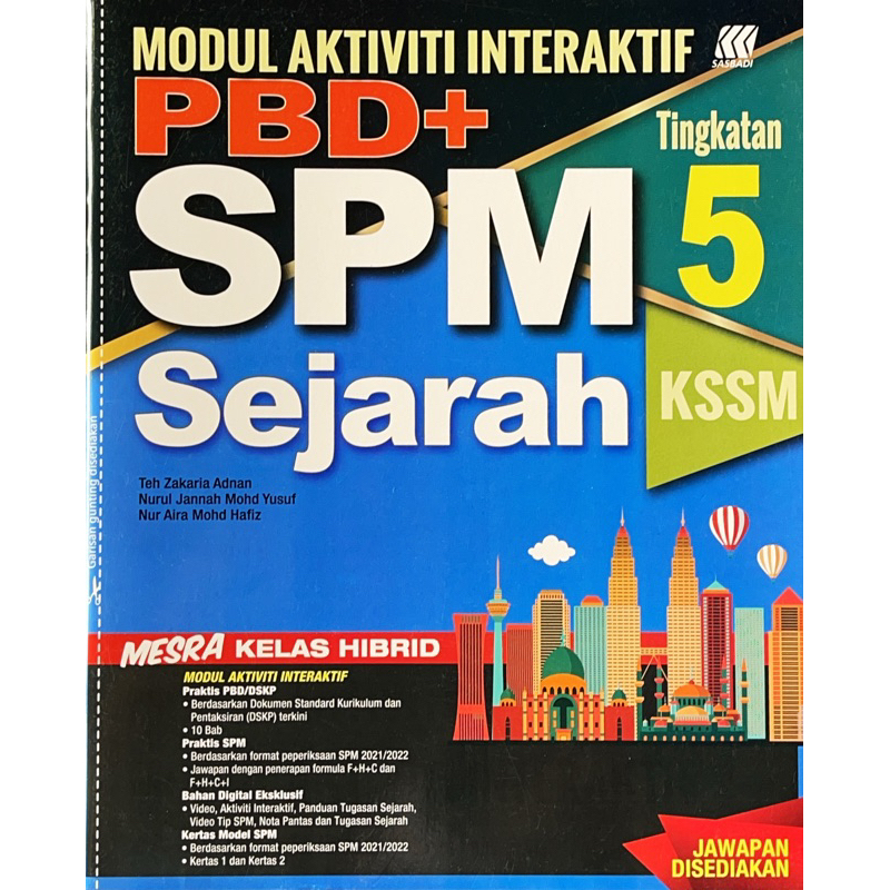 [KOH] Modul Aktiviti Interaktif PBD Tingkatan 5 / Form Five Sasbadi | Shopee Malaysia
