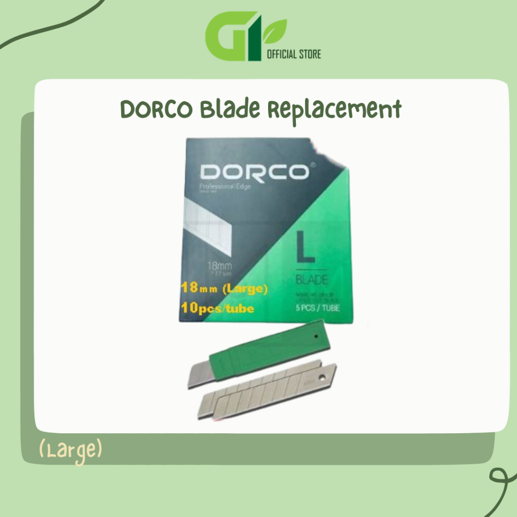 [GY Office] DORCO Cutter Blade /Blade Replacement (Large) **READY STOCK ...