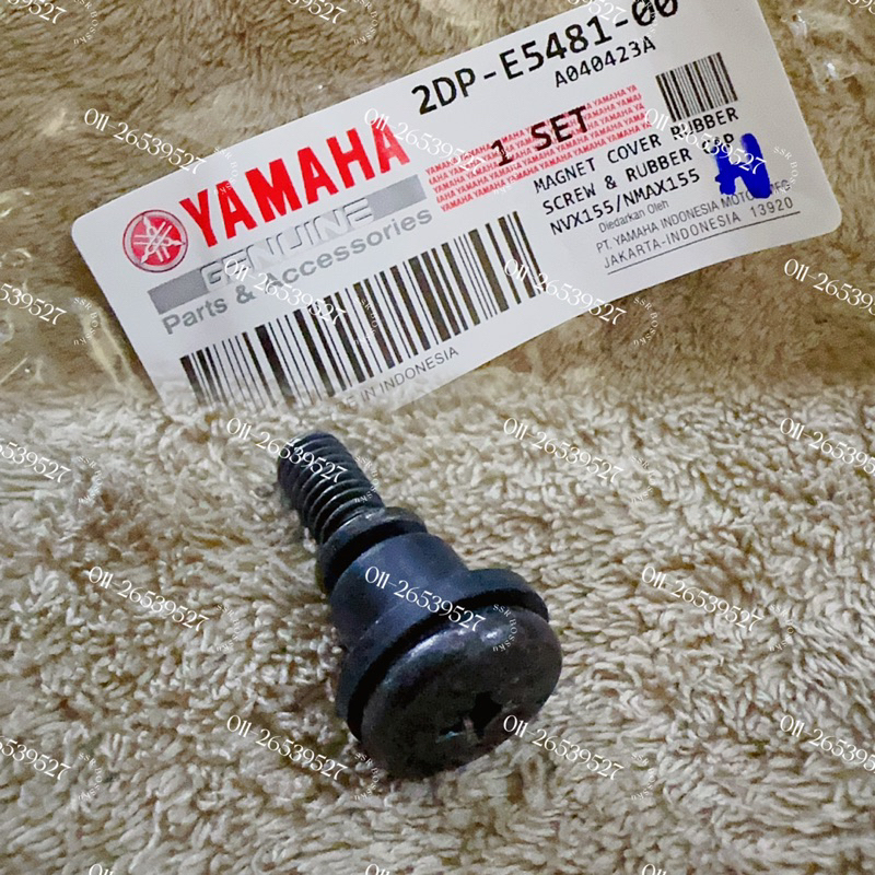 NVX155/NMAX155 Magnet Cover Rubber Screw And Rubber Cap Yamaha Original ...