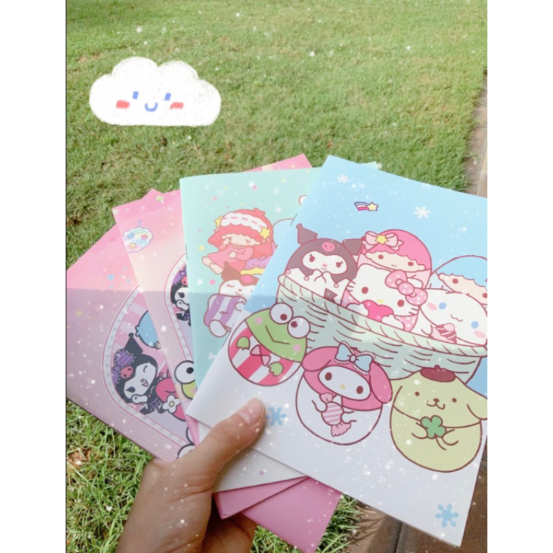 cute kawaii sanrio notebook Kuromi,Cinamonroll,pom pom purin,melody ...