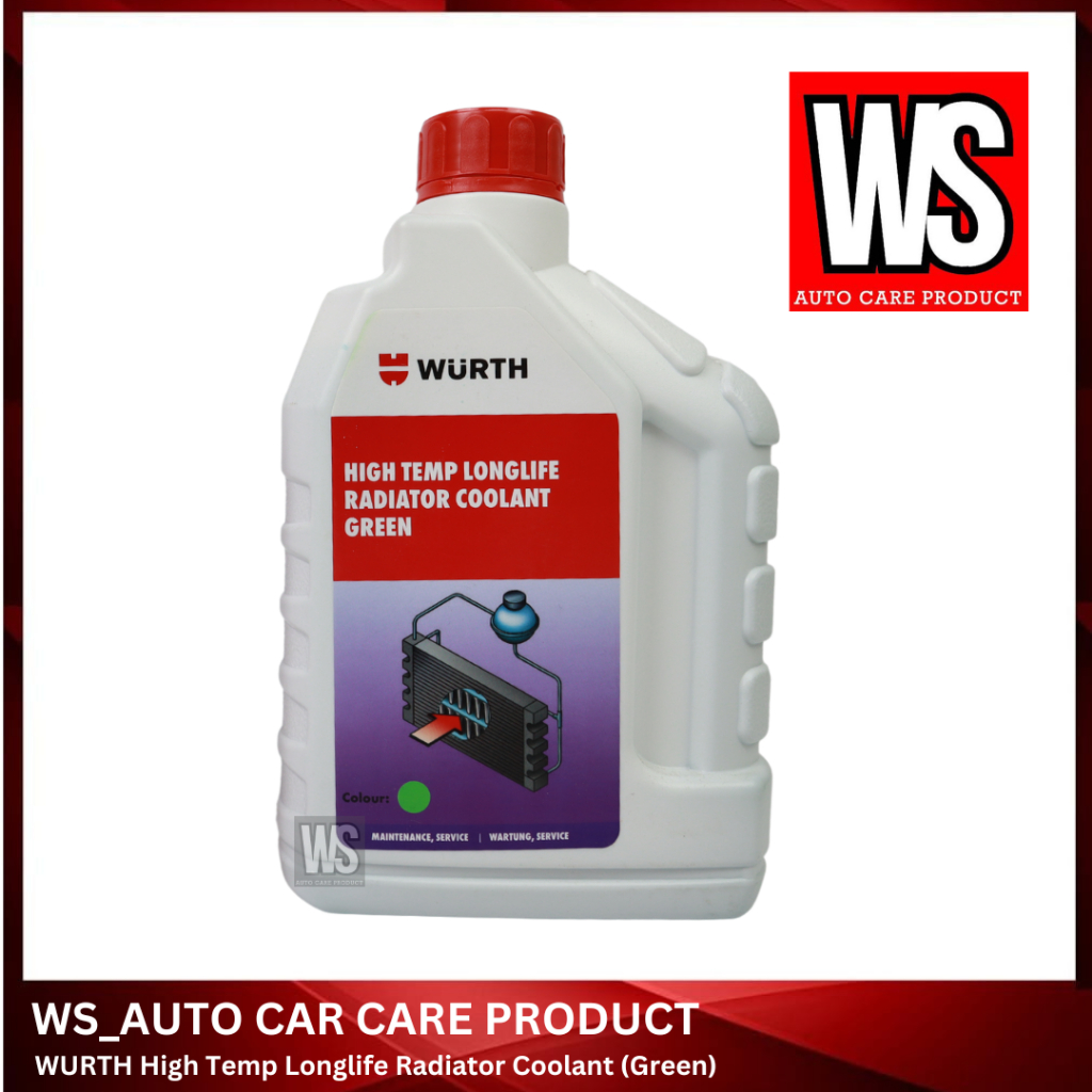 WURTH High Temp Longlife Radiator Coolant (Green) | Shopee Malaysia