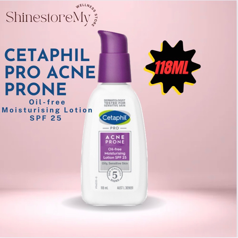 Cetaphil Pro Acne Prone Oil-Free Moisturising Lotion SPF25 (118ml ...