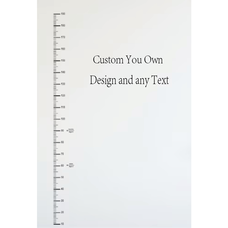 Custom Height Measurement Wall Sticker Printing Own Logo Decorative ...