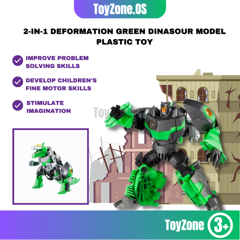 Transformer Robot Dinasour Toy Transformers Toy Dinasour Model 2 In 1 ...