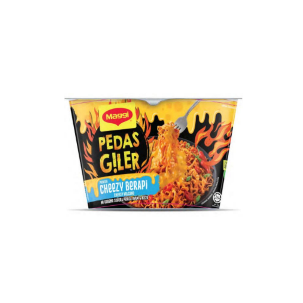 MAGGI Pedas Giler Cheezy Berapi Bowl (94g) | Shopee Malaysia