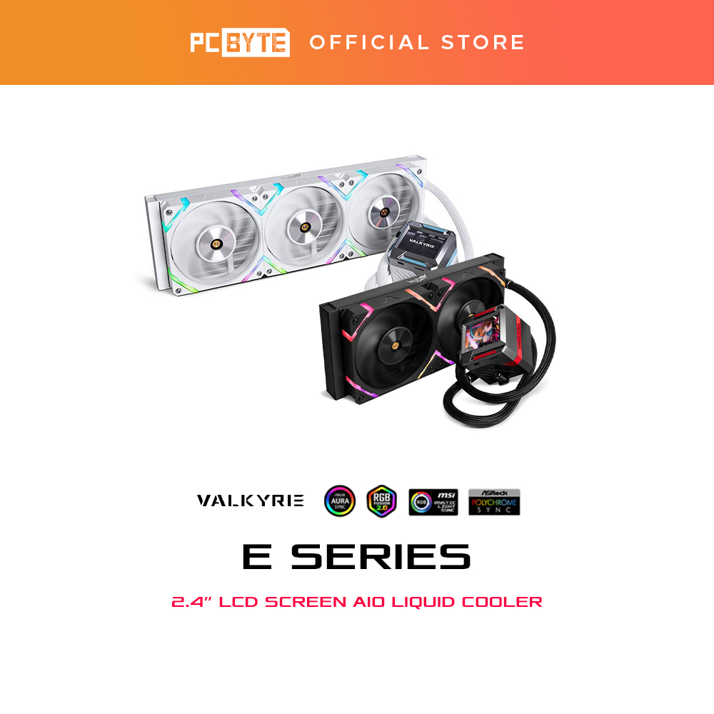 Valkyrie E Series 2.4" LCD Screen RGB Liquid CPU Cooler [E240/E360] | Shopee Malaysia