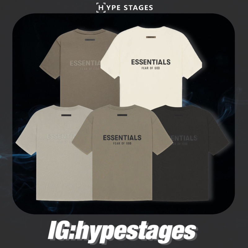 ESSENTIALS BACK LOGO TEE SS21 | Shopee Malaysia