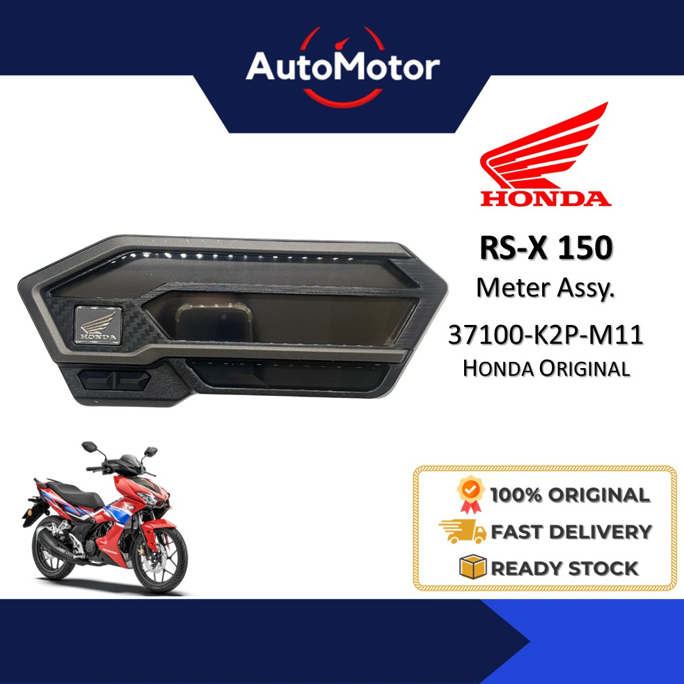 HONDA RS-X 150 Meter Assy Combination Speedometer 37100-K2P-M11 ...