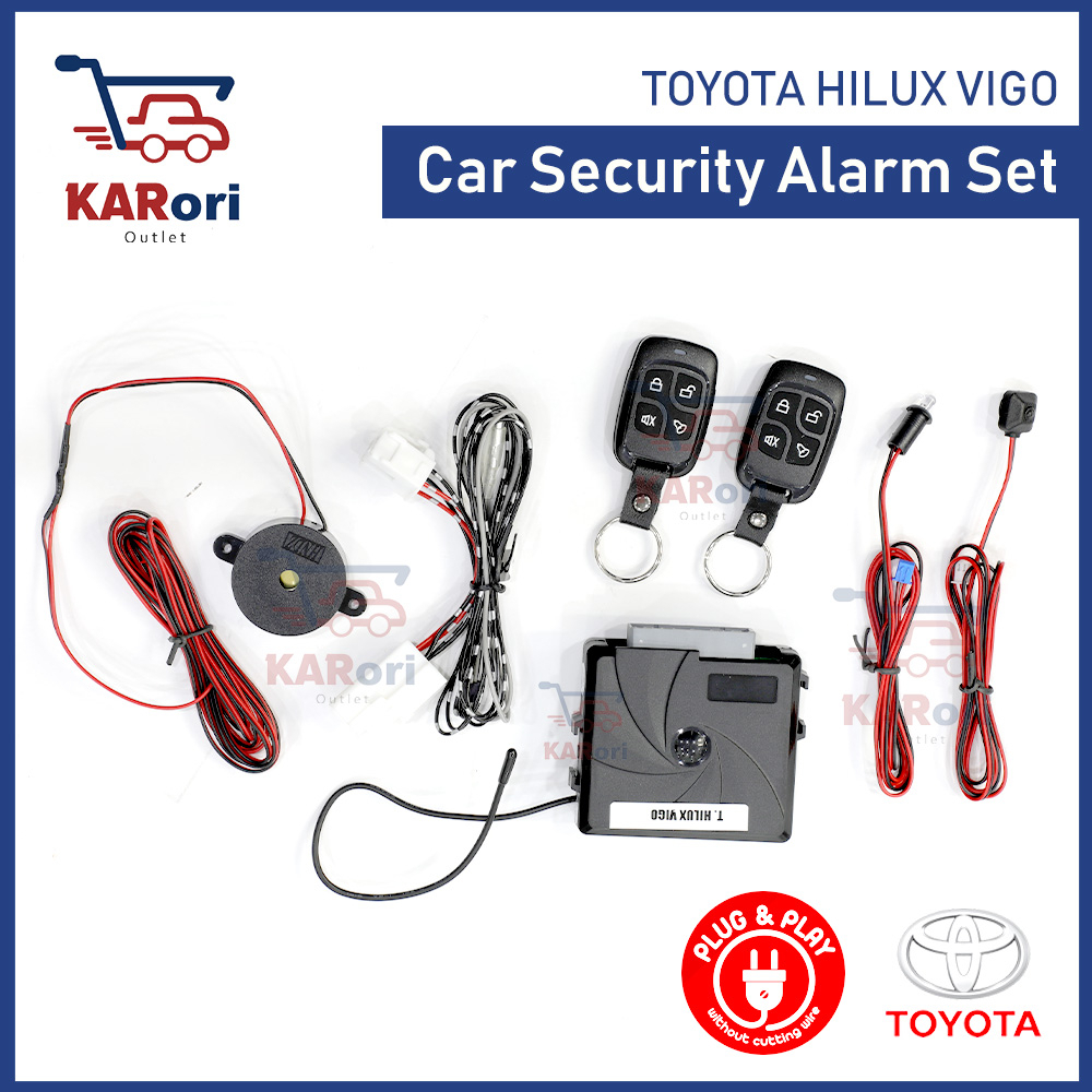 TOYOTA HILUX VIGO OEM ALARM / INNOVA 2005Y OEM ALARM FULL SET (PLUG ...