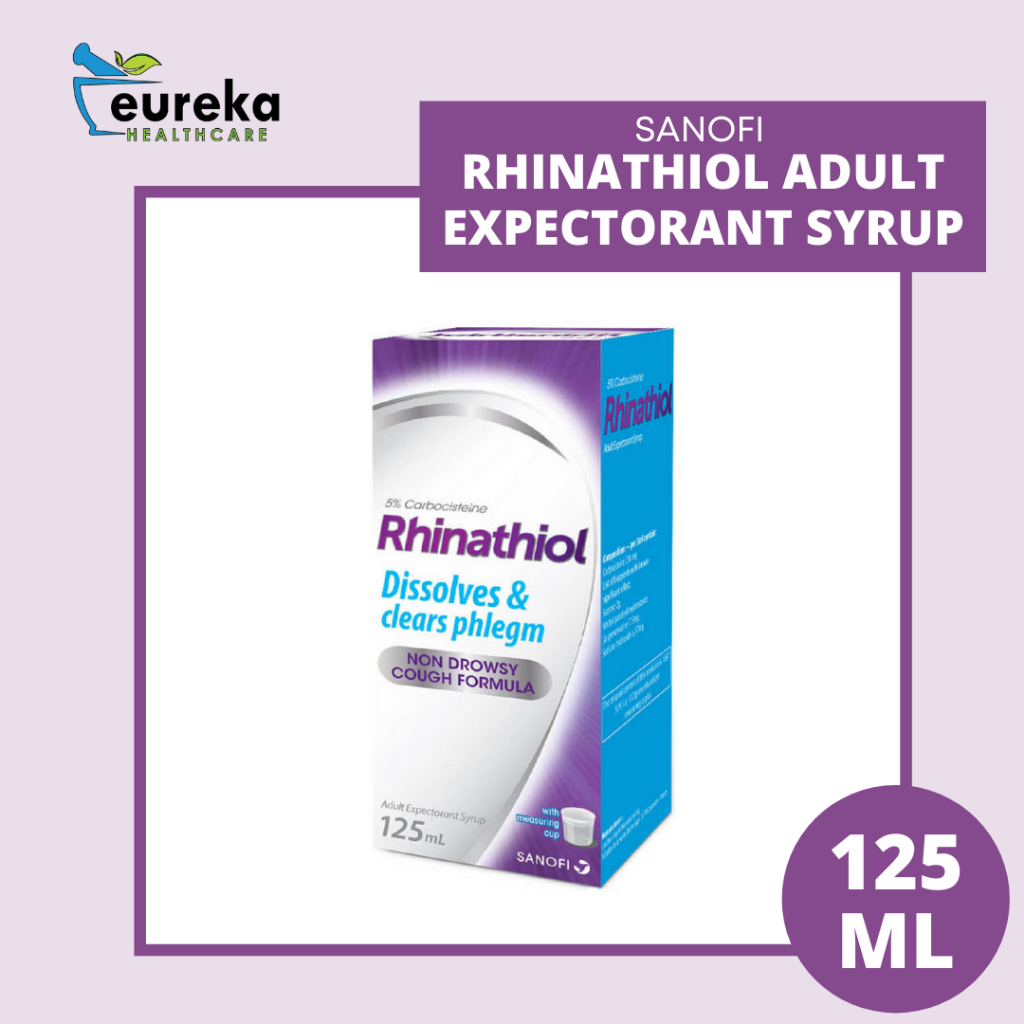 SNF RHINATHIOL 5% FOR ADULTS EXPECTORANT SYRUP 125ML | Shopee Malaysia