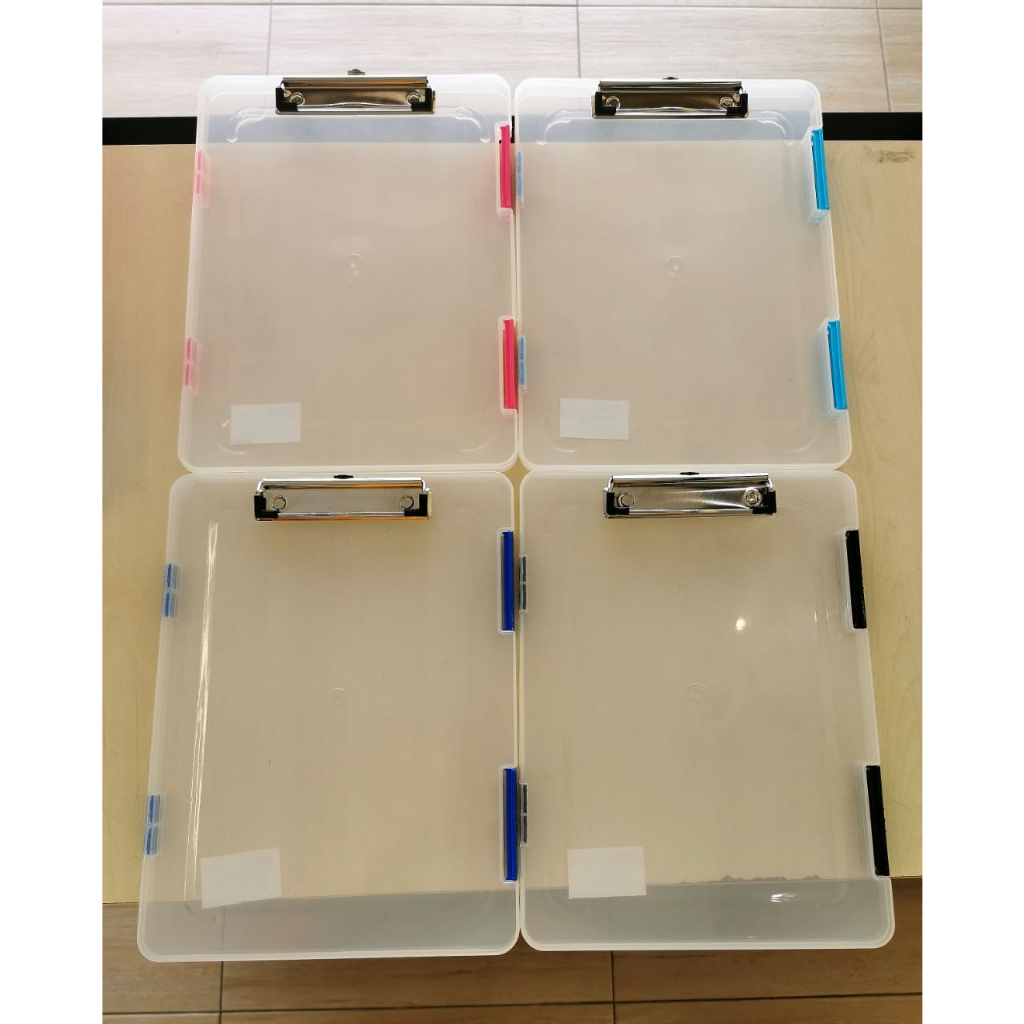 [READY STOCK] KIDARIO Transparent Storage Box Clear Plastic Document ...
