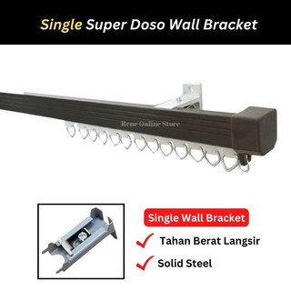 Rail Langsir Aluminium Tebal & Berkualiti ! Besi Langsir / Rel Langsir ...