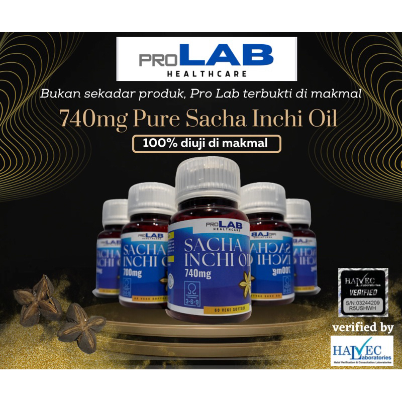 Pro Lab Sacha Inchi Oil Softgel (60 vege capsules) | Shopee Malaysia
