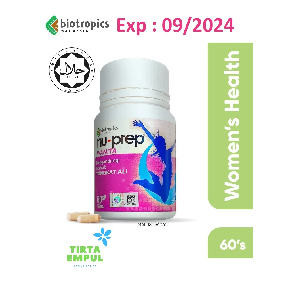 biotropics NU-PREP WANITA (10 or 60 Capsules) | Exp: 2024 | Shopee Malaysia