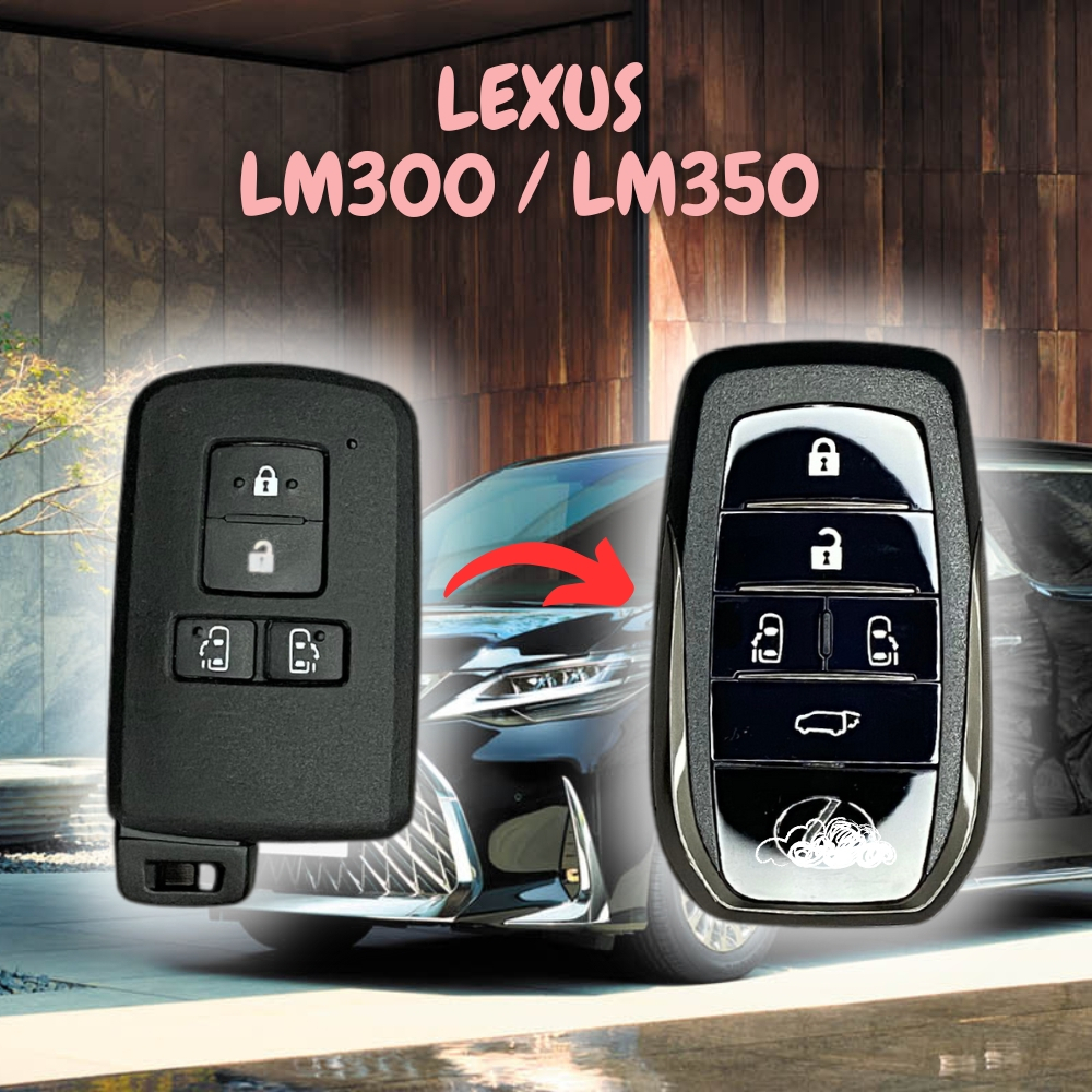 ALPHARD VELLFIRE AGH30 LEXUS LM300 LM350 UPGRADE REMOTE KEY COVER ...