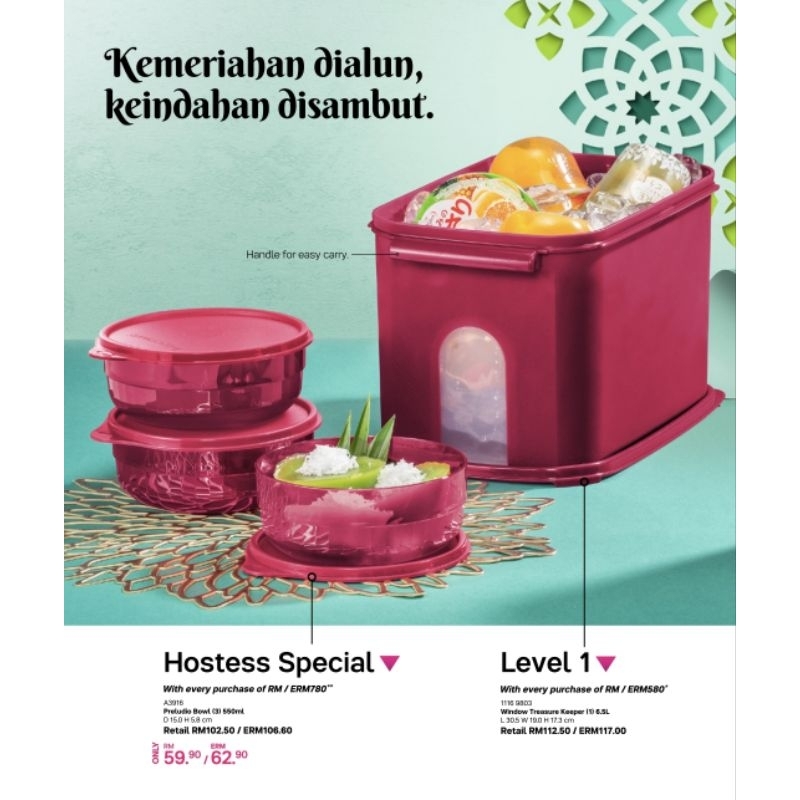 Tupperware Window Treasure Keeper 6.5L / 8.7L | Shopee Malaysia